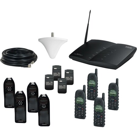 Engenius Durafon Pro Base/(4) Handset Bundle W/20M Internal Antenna ...