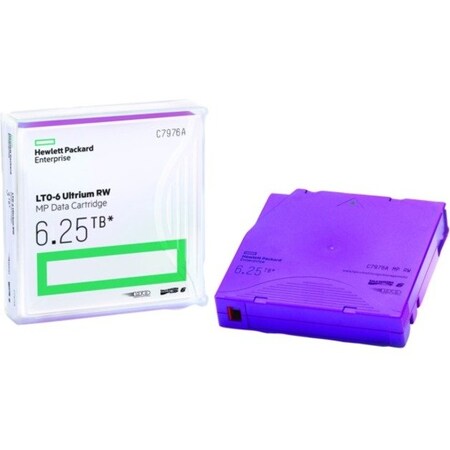 Hp Enterprise Hp Lto-6 Ultrium 6.25Tb Rw Data Tape C7976A | Zoro