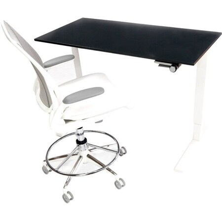 Humanscale Float Table - Sit/Stand Desk Base (Wht) FNWR43 | Zoro