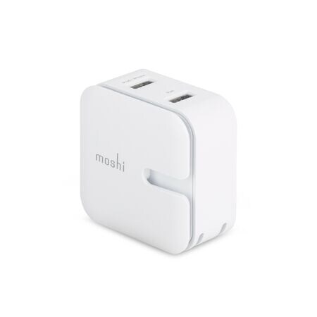 Moshi Charge Two Devices At Once w/ A 12 W Fast-Charging Port, Cable ...