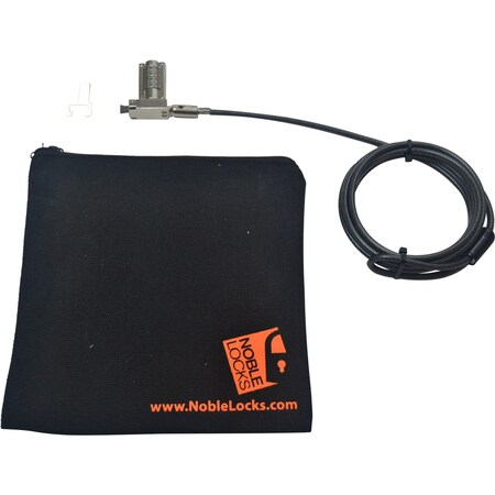 Noble Security Noble Wedge Non-Resettable Combination Lock w/ Cable ...