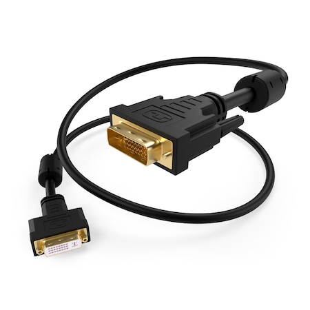 Unirise Usa 6Ft Dvi-D Dual Link Extension Cable Male - Female Black ...