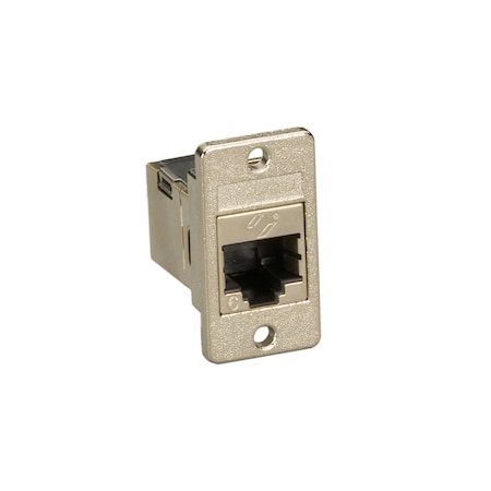 Black Box Cat6 Rj-45 Panel-Mount Couplers, Shielde FMT1021 | Zoro