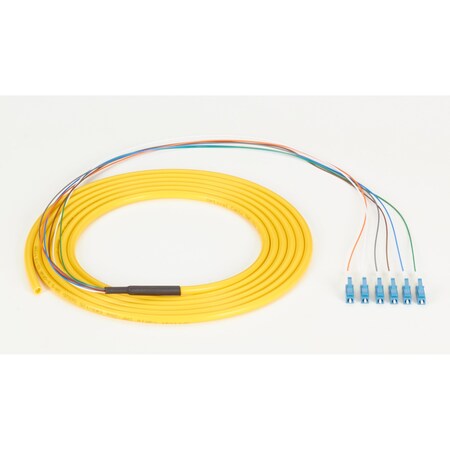 Black Box 3M Lc Os2 6 Fiber Pigtail FOPT50S1-LC-6YL-3 | Zoro