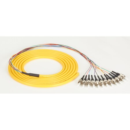 Black Box 3M St Os2 12 Fiber Pigtail FOPT50S1-ST-12YL-3 | Zoro