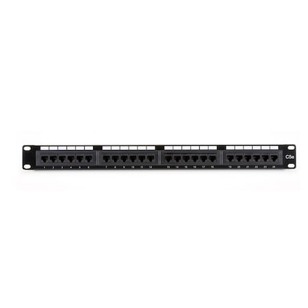 Black Box Cat5E Patch Panel 24 Port JPM5E24A | Zoro
