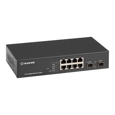 Black Box BLACK BOX Ethernet Switch 8-Port Gigabit Managed Web LGB710A ...