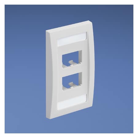 Accu-Tech Refurbished Single Gang, Vertical Faceplate Accepts Four Mini ...