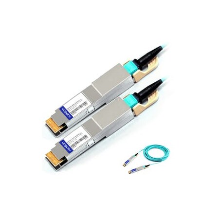 Add-On Msa & Taa Compliant 100G-Cu Dac 20M QSFPDD-400G-AOC20M-AO | Zoro