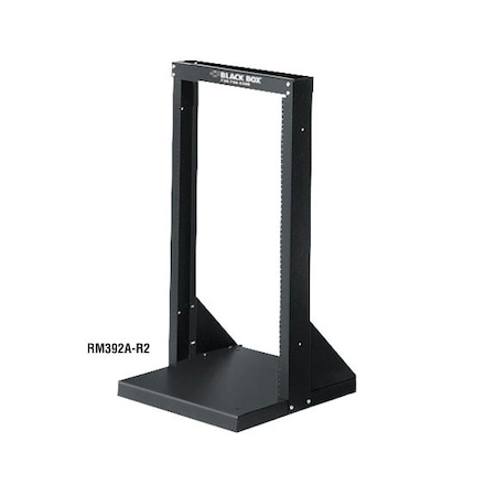 Black Box 19In Steel Distribution Racks, Black, 20 RM392A-R2 | Zoro