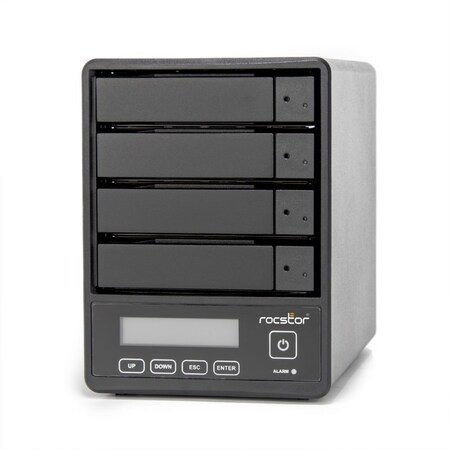 Rocstor Rocpro U34 Usb Desktop Raid Storage - 4X Bay Tower ...