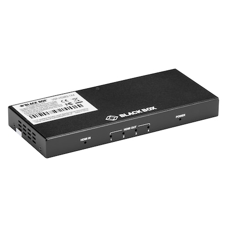 Black Box Hdmi 2.0 4K60 Splitter - 1X4 VSP-HDMI2-1X4 | Zoro