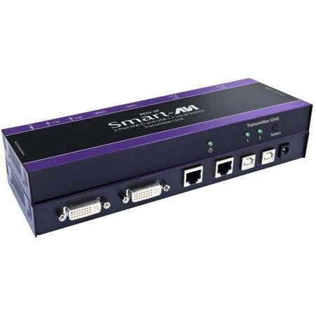 Smartavi 2-Port Dvi-D And Usb Switch w/ Integrated Cat6 Stp Extender ...