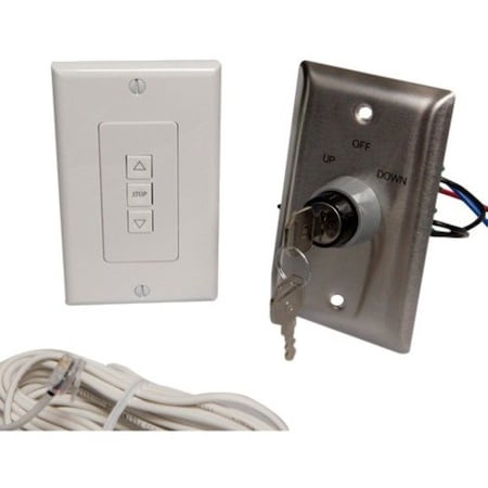 Draper Ilt Single Station Low Voltage Key Wall Switch, 110 V 121179 | Zoro