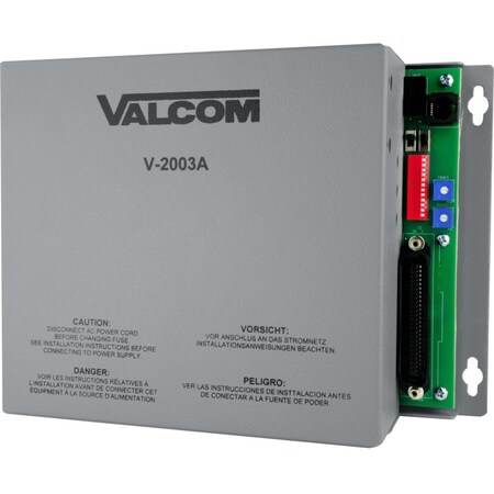 Valcom One-Way, 3 Zone, Page Control w/ All Call And Built-In Power; V ...