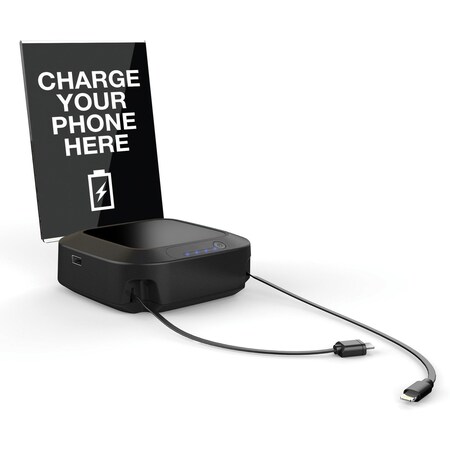 Chargetech Chargetech Battery Powered Charging Hub. Incl. 2 Retractable ...