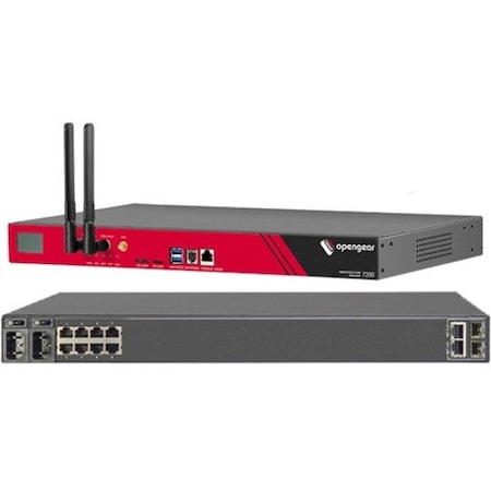 Opengear 8 Serial, Dual Ac, 2 Gbe Ethernet Or Fiber Sfp, 16Gb Flash ...