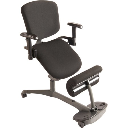 Healthpostures w/ A Contoured Back Rest, Two Adjustable Arm Rests, And ...