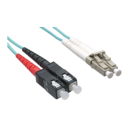 Axiom Lc/Sc Om4 Fiber Cable 3M LCSCOM4MD3M-AX | Zoro