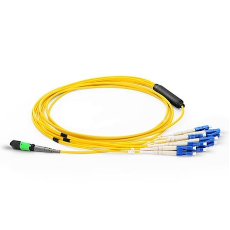 Axiom Manufacturing Axiom Mpo Female To 4 Lc Singlemode 9/125 Fiber ...