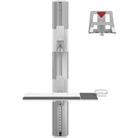 Humanscale Vflex Wall Mount, 48In Track, Ball Join And Keyboard Mount ...