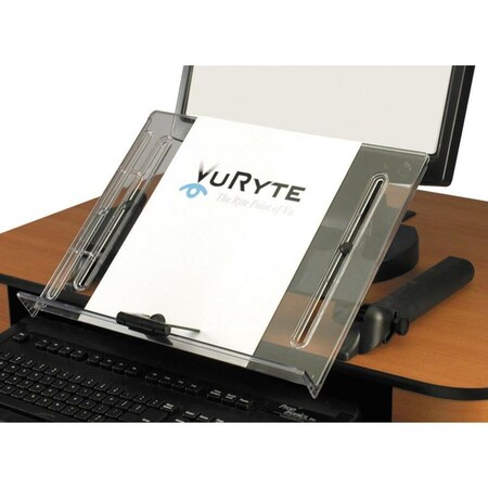 Vu Ryte Vu Ryte Ergonomic Document Copy Holder, In-Line w/ Monitor, 175 ...