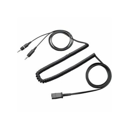 Plantronics Quick Disconnect Cable To Dual 3.5Mm. 28959-01 | Zoro