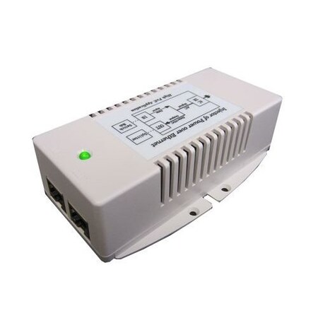 Tycon Systems 48V 50W High Power Gigabit Poe Power Inserter, Surge ...