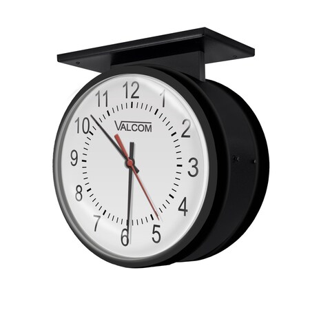 Valcom Ip Poe 12 Inch Analog Clock, Double Sided VIP-A12ADS | Zoro