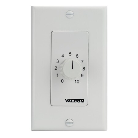 Valcom A Volume Control Unit w/ White Decor Which Can Be Mounted Into A ...