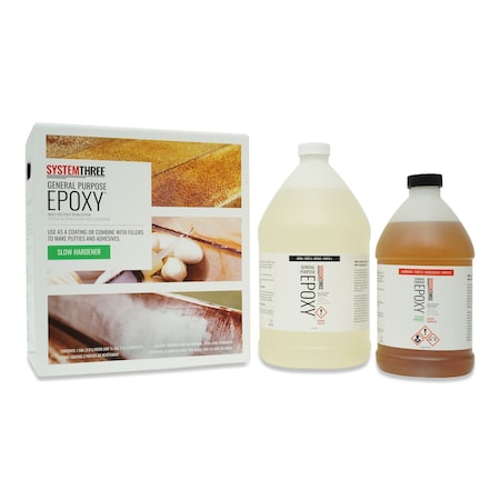 System Three Resins General Purpose Epoxy Resin with No 3 Slow Hardener ...