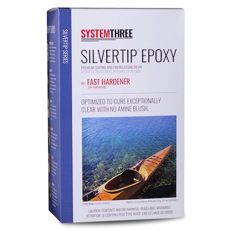 System Three Resins SilverTip Epoxy Resin with Fast Hardener, 1.5 Quart ...