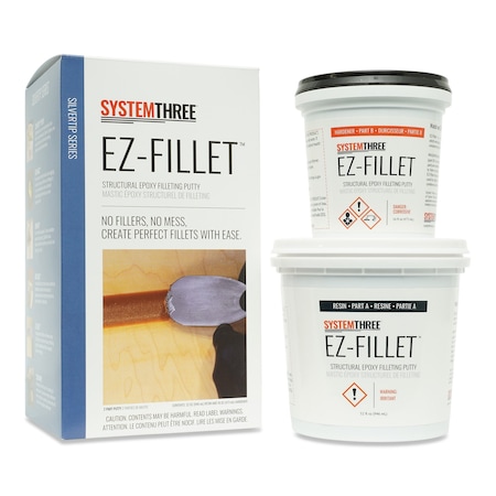 System Three Resins EZ-Fillet Epoxy Putty, 1.5 Quart Kit 1430K42 | Zoro
