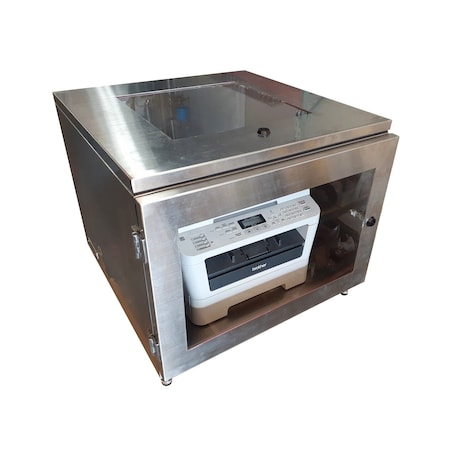 Pc Enclosures Dual-Door Printer Enclosure - Stainless Steel, NEMA 4X ...