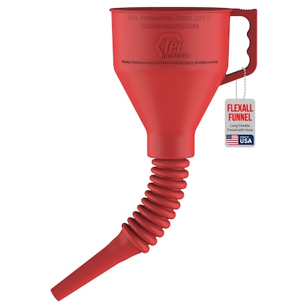 Flexall Funnel Short Flexible Funnel with Hose, safely with fluids ...