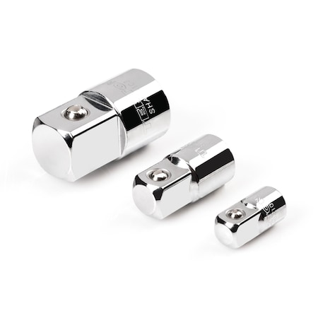 TEKTON Adapter Set, 3-Piece (1/4, 3/8, 1/2"), - SHA99010
