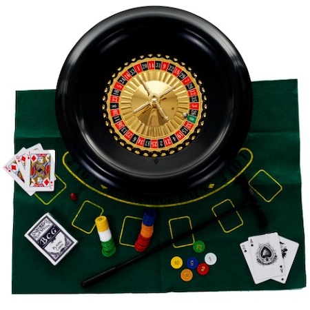 Toy Time 16 Inch Roulette Set with Accessories 432124IUB | Zoro