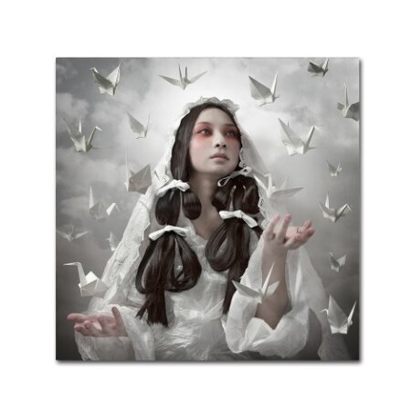 Trademark Fine Art Kiyo Murakami 'Goddess Of Origami' Canvas Art, 18x18 ...