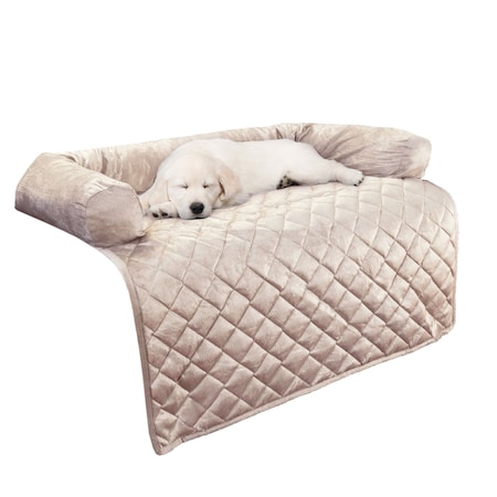 Pet Adobe Furniture Protector Pet Cover with Bolster - Beige 35 x 35 ...