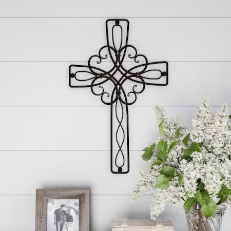 Decorative Scroll Cross