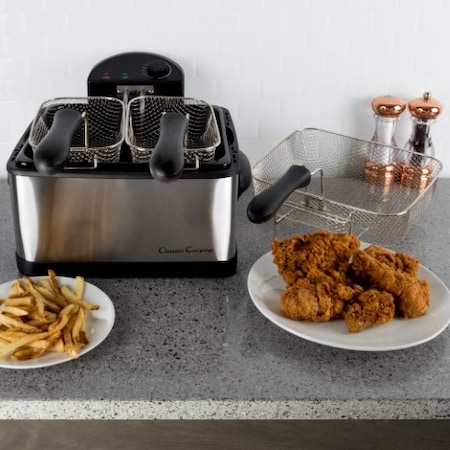 Hastings Home Tabletop Electric Deep Fryer 157939KZH | Zoro