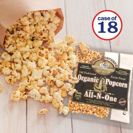 Great Northern Popcorn 4138 Certified Organic 8 Oz Old Fashioned Great ...