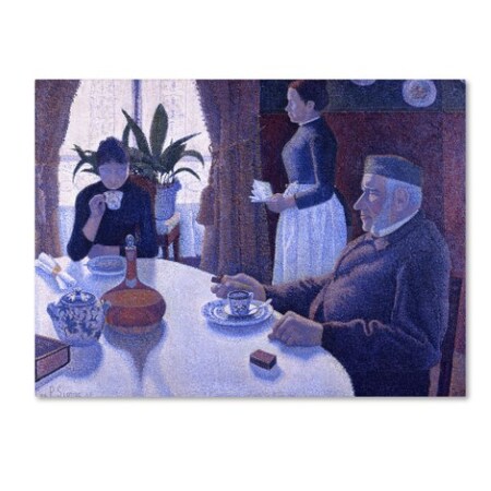 Trademark Fine Art Paul Signac 'Breakfast' Canvas Art, 35x47 AA00819 ...