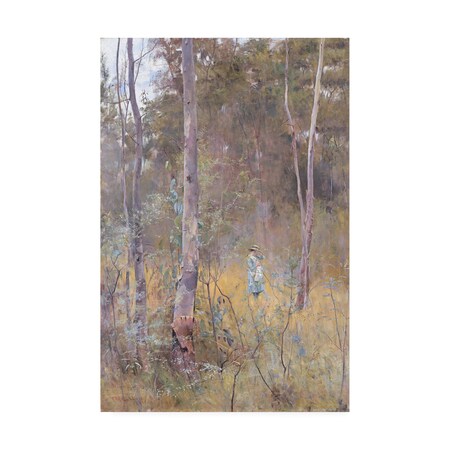 Trademark Fine Art Frederick McCubbin 'Lost' Canvas Art, 12x19 AA01690 ...