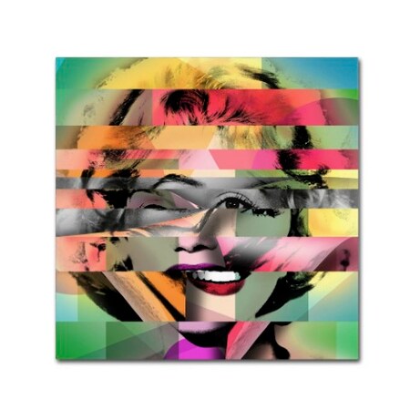 Trademark Fine Art Mark Ashkenazi 'Marilyn Monroe V' Canvas Art, 35x35 ...