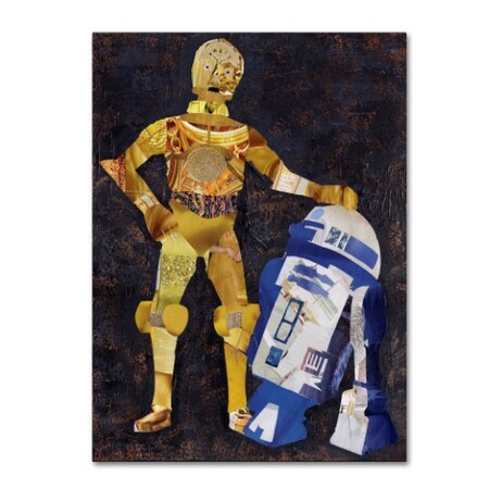Trademark Fine Art Artpoptart 'R2D2' Canvas Art, 35x47 ALI15777-C3547GG ...