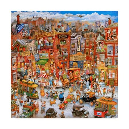 Trademark Fine Art Bill Bell 'Urban Scenes' Canvas Art, 24x24 ALI25592 ...