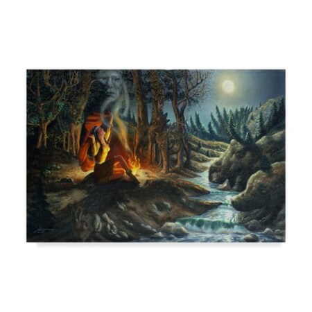 Trademark Fine Art D. Rusty Rust 'Illusions Of Forest' Canvas Art ...