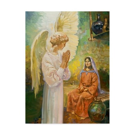 Trademark Fine Art Hal Frenck 'Annunciation' Canvas Art, 35x47 ALI35604 ...