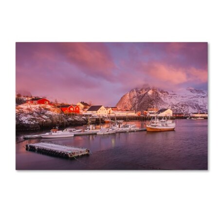 Trademark Fine Art Michael Blanchette Photography 'Hamn?y Harbor Light ...